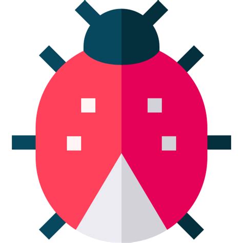 Ladybug Basic Straight Flat Icon