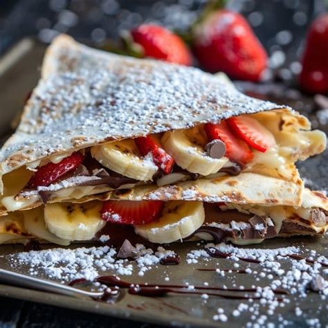 Free Delicious Crepe Dessert Image Crepe Dessert Banana Download