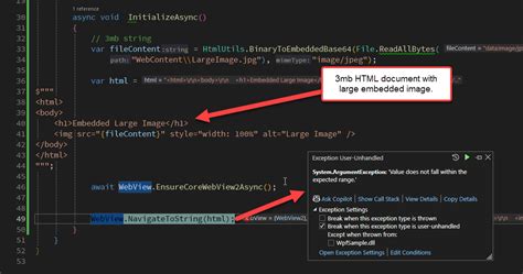 Work Around The Webview2 Navigatetostring 2mb Size Limit Rick