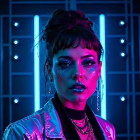 Free Cyberpunk Couture Portrait Image Cyberpunk Futuristic