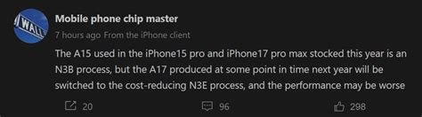 3nm 的 A17 Pro 就这 V2ex