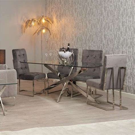 Rectangular Glass Dining Table 4 Seater At Rs 75000 Set In Mumbai Id 2852869682791