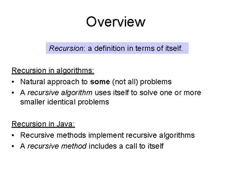 java 442017 recursion learning objectives 1 understand how
