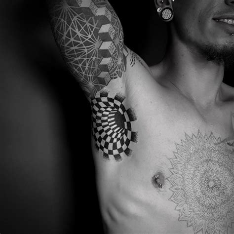 Mandala Armpit Tattoo