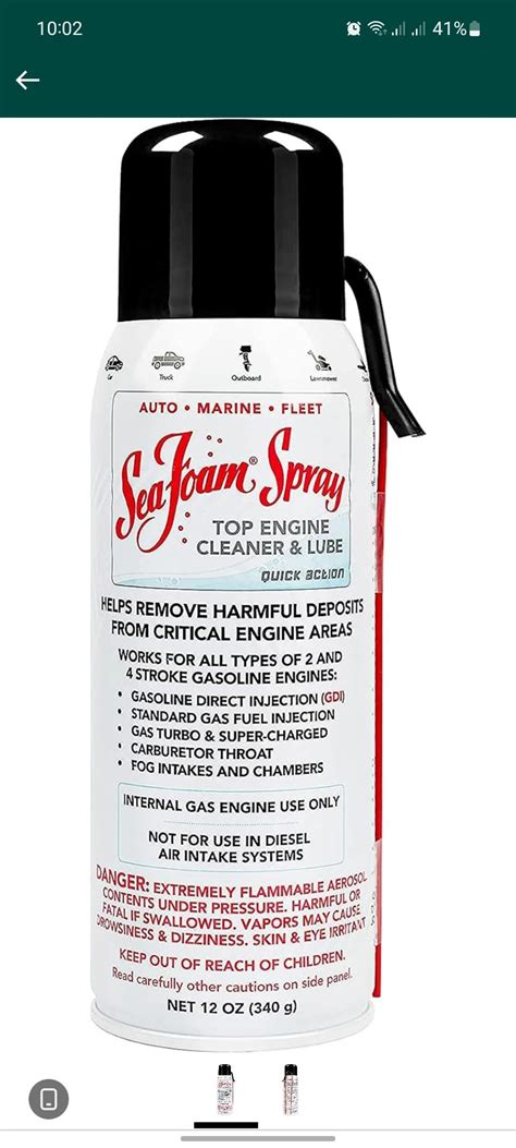 Seafoam Top Engine Cleaner R Fordescape