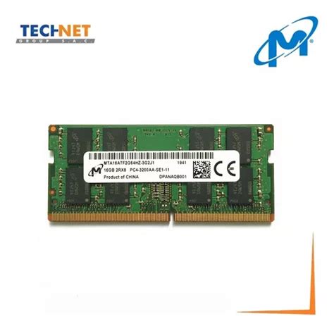 Memoria Ram 16gb Ddr4 Pc4 Mta 3200 Cuotas Sin Interés