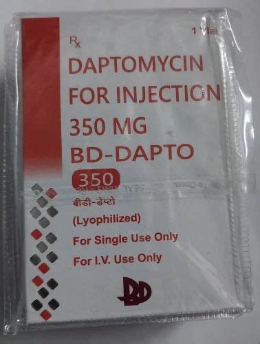 Bdr Bd Dapto Daptomycin For Injection 350 Mg Bd Dapto At ₹ 2410 Vial In Dehradun