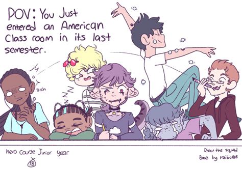 Draw The Squad Mha Oc Edition I Used A Draw The Squad Base The Base