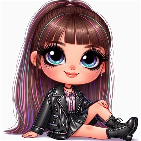 Fashion Ilustracion Dibujo Doll Clipart Muñecas Caricatura