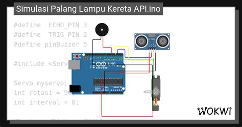 Simulasi Palang Lampu Kereta O Copy Wokwi Esp32 Stm32 Arduino Simulator