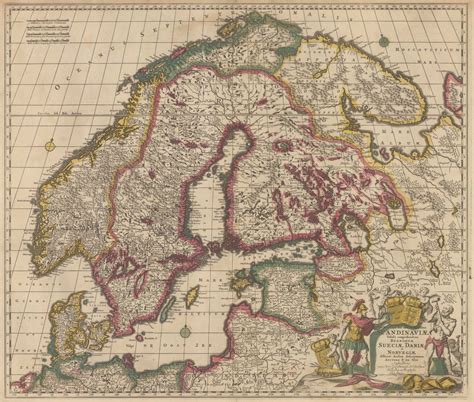 Frederick De Wit Scandinavia 1690 C The Map House