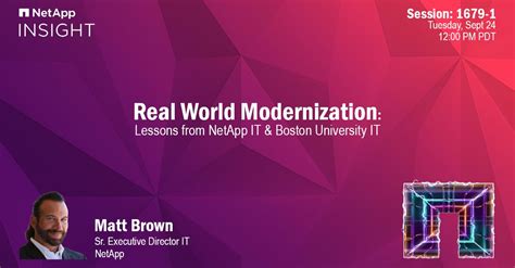 Netappinsight2024 Netapp Bostonuniversityit Itmoderinization Virtualization