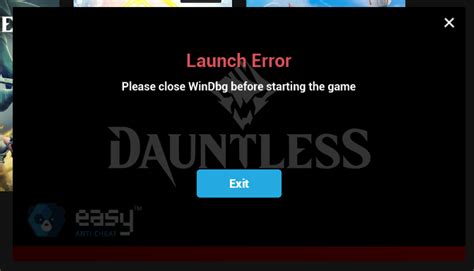 Windbg Error Rdauntless