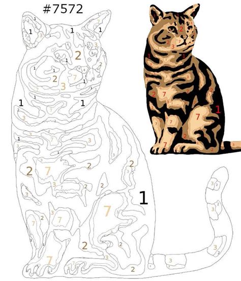 Cat Drawing Using Numbers At Alan Koester Blog