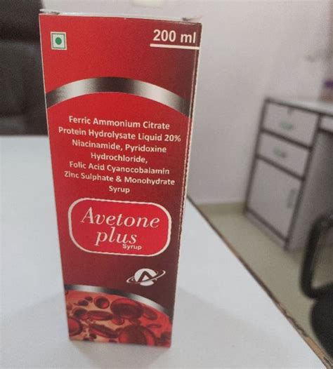 Avetone Plus Syrup Purity 100 At Rs 16 In Mohali Id 6792572