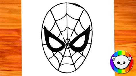 How To Draw Spiderman Face