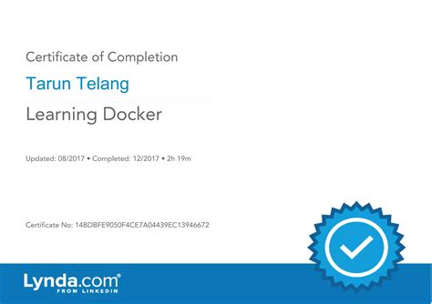 learning docker certificate of completion ppt