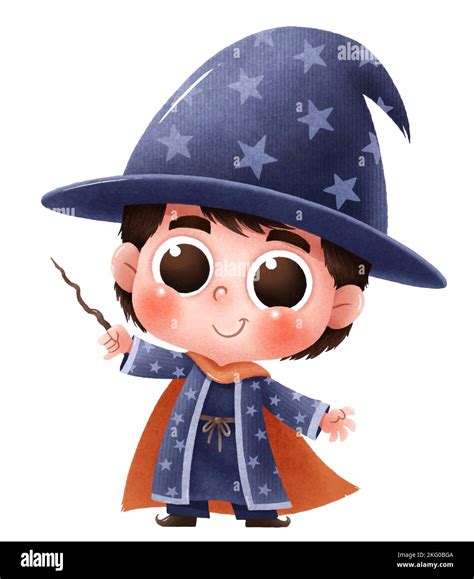 Cute Wizard Clipart