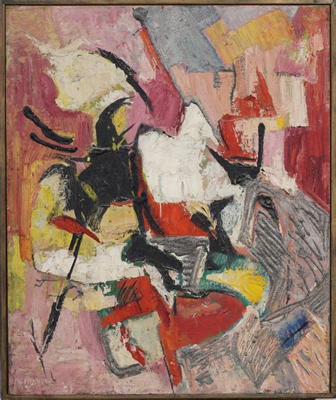 Sold At Auction Vintage American Abstract Expressionist Signed Elaine