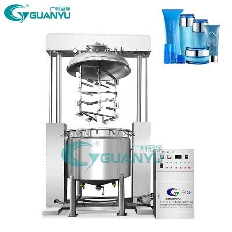Guanyu Emulsifier Equipment Cosmetic Mixer Vacuum Homogenizer