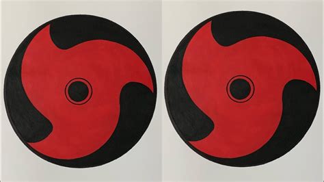 Speed Drawing Naka Uchihas Mangekyō Sharingan Naruto Youtube