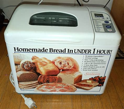 Sunbeam Homemade Bread Maker Modelno 5833 And T Fal Four Sliced Toaster