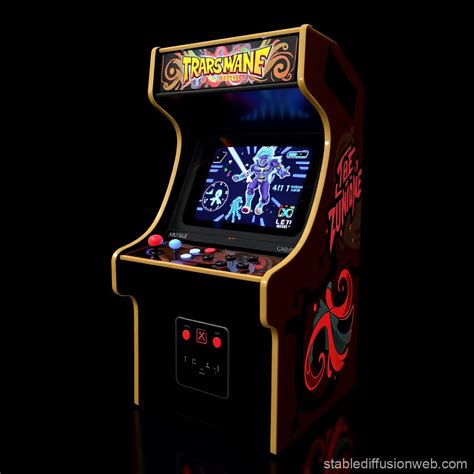 Retro Arcade Console Image Stable Diffusion Online