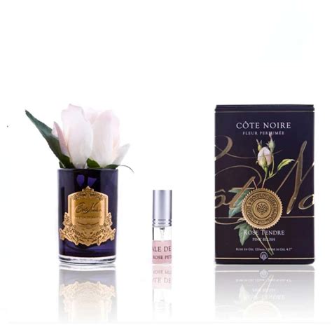 Cote Noire Perfumed Natural Touch Rose Bud In Black And Pink Blush
