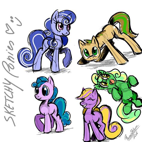 Mlp Practice Sketch By Phoenixsalover On Deviantart