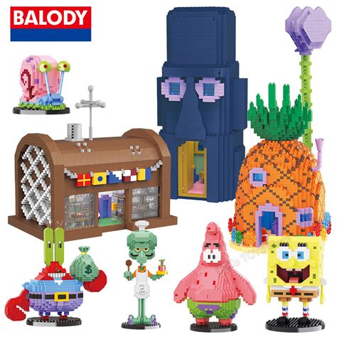 Jual Spongebob Krusty Krab Restaurant Pineapple House Squidward Room Scenes Patrick Star