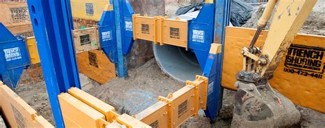 Slide Rail Systems Trench Shoring Company Shoring Trench Shoring