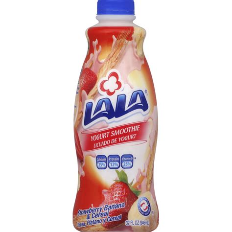 Lala Yogurt Smoothie Strawberry Banana And Cereal 32 Fl Oz Delivery Or