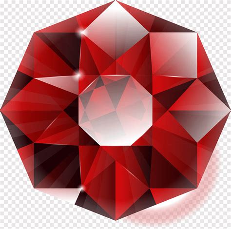Ruby Euclidean Gemstone Cut Surface Ruby Gemstone Triangle Png PNGEgg