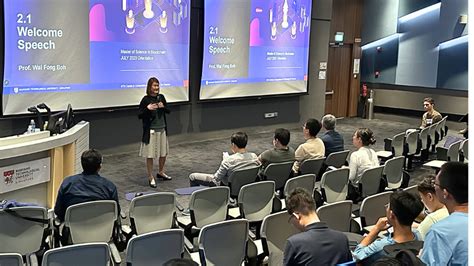 ntu s first blockchain master s orientation ntu centre in