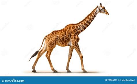 Somali Giraffe Commonly Known As Reticulated Giraffe Ai Generative