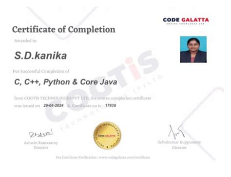 Kanika Srinivasan On Linkedin Codegalatta Programmingjourney