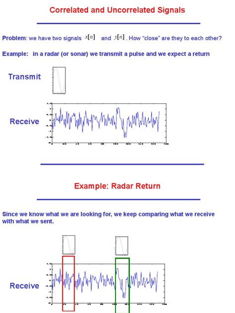 3 Matched Filter Pdf Correlation And Dependence Algorithms