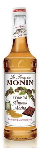 Monin Gourmet Jarabes 750 Ml Vidrio Toasted Almond Mocha Meses Sin Intereses