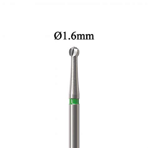 מקדח פרזר ראש קרביד ירוק קוארס צורת כדור למעבדת שיניים וציפורניים Freza פריזרים דנטק פתרונות