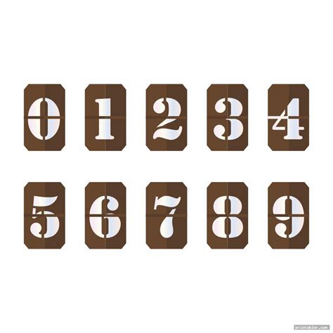 Countdown Numbers Printable