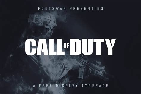 Call Of Duty Font Free Download Fontswan
