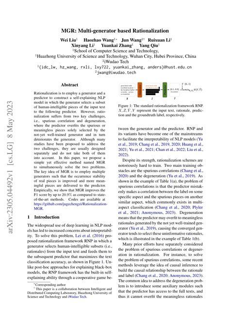 Pdf Mgr Multi Generator Based Rationalization