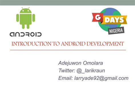 Android App Development Ppt Pptx