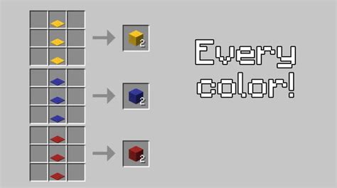 Carpet To Wool Wool To String QoL Wool Recipes Minecraft Data Pack