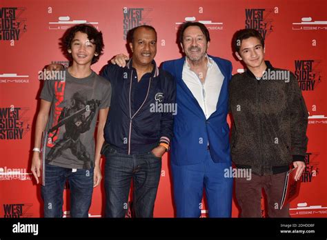 Pascal Légitimus Jean Hugues Anglade Et Ses Fils Assistent A La Soirée De Gala West Side Story