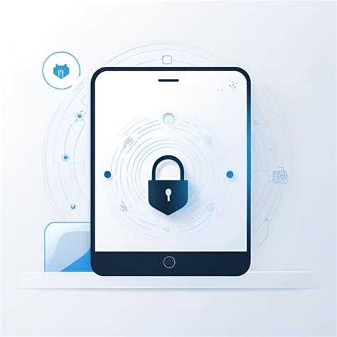 Cybersecurity Concept With Virtual Screen For Secure Internet Access