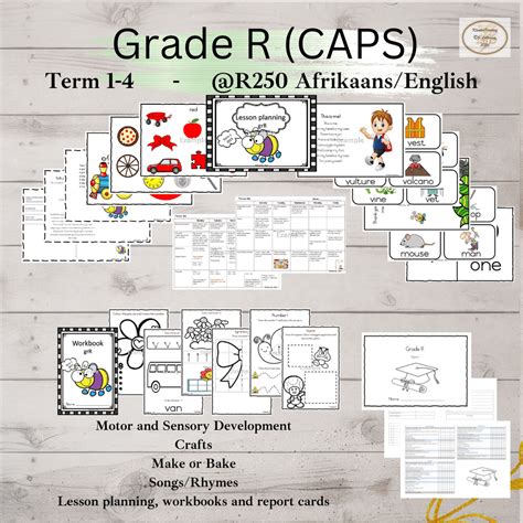 Grade R Full Year Curriculum Caps Kleuterkreatief