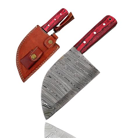 Artisan Serbian Cleaver Knife 7 Inch Blade
