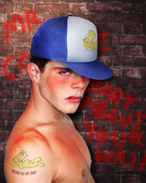 The Simpsons Bart Simpson Bare Butt Cap Etsy