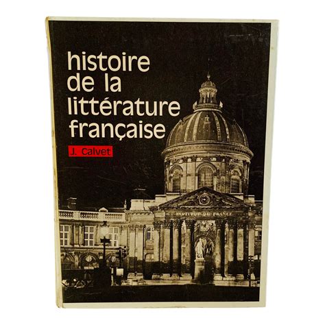 1966 Edition History Of French Literature Written In French Chairish